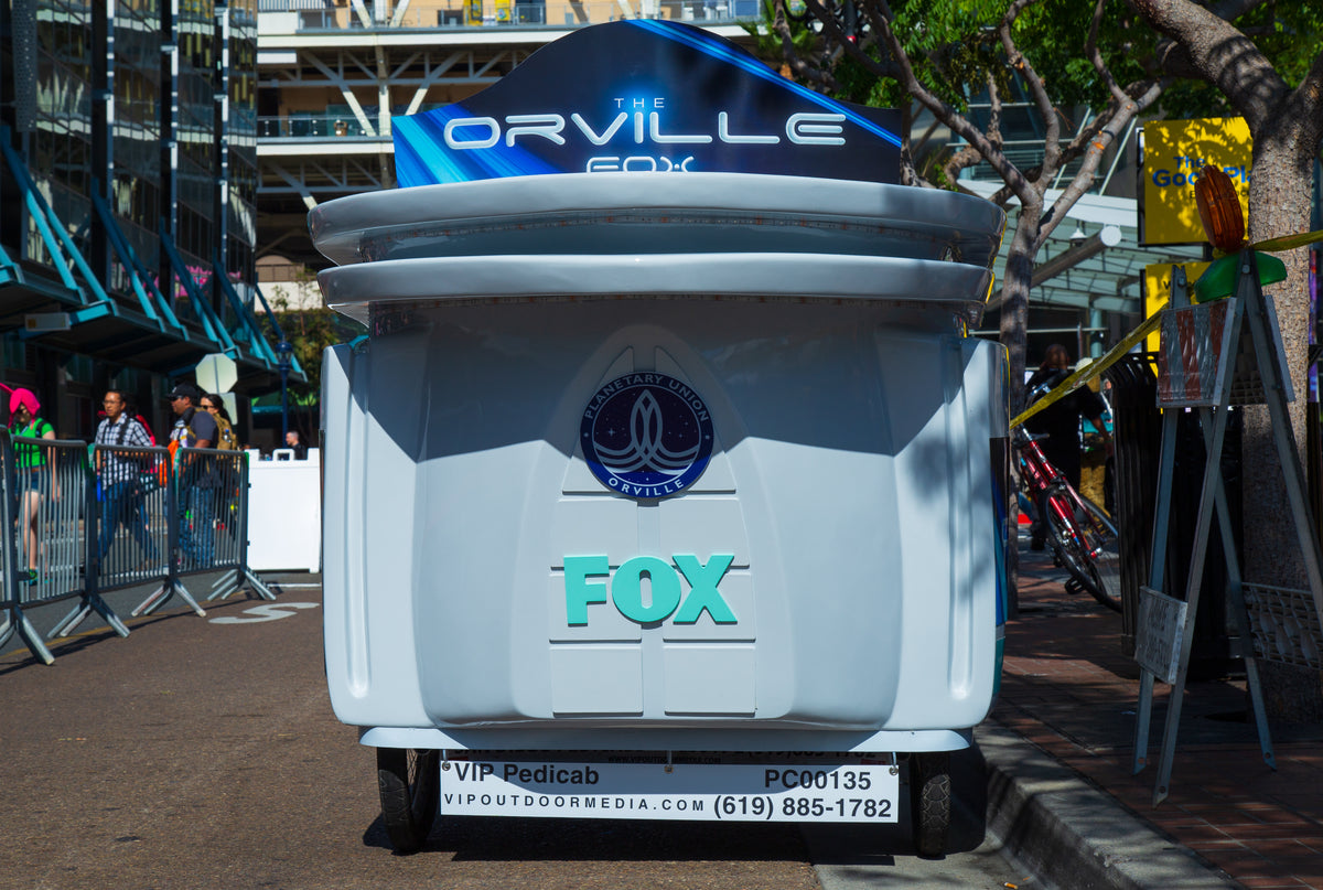 The Orville Pedicabs | VIP Custom Cycles | FOX Custom Pedicabs