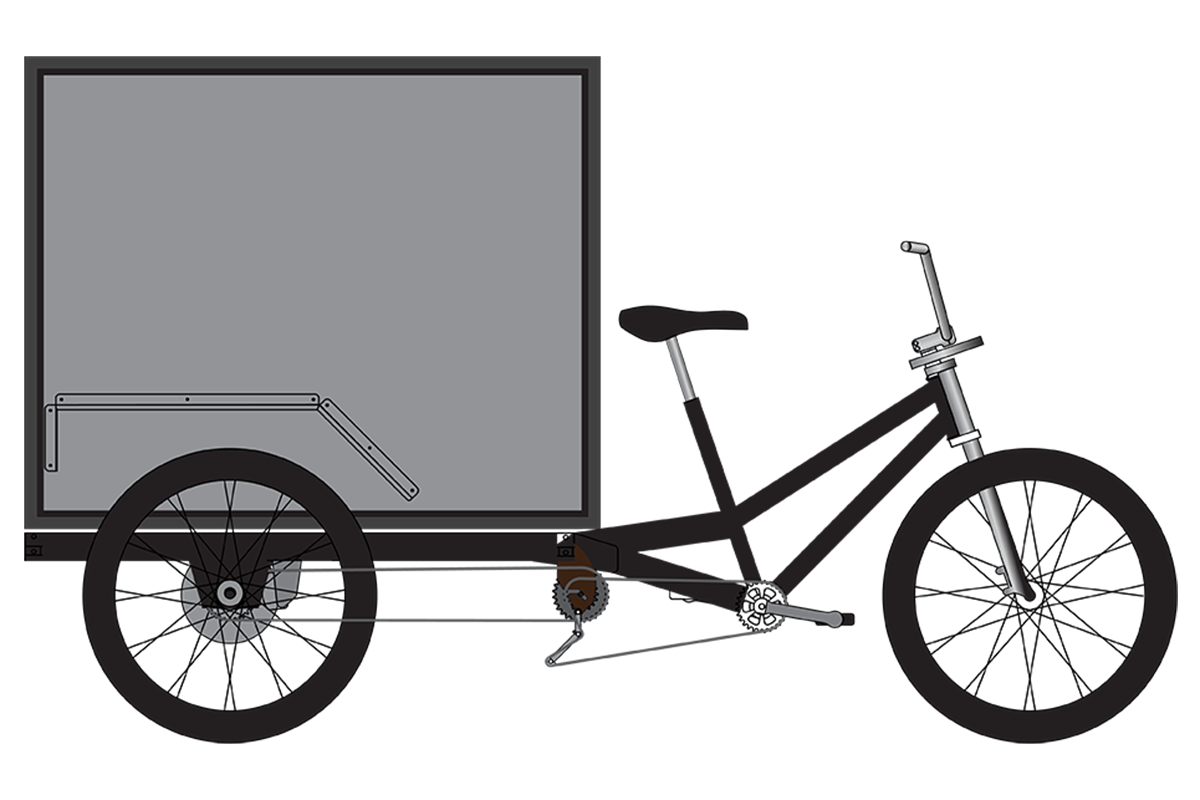 Box Cargo Bike | VIP Custom Cycles