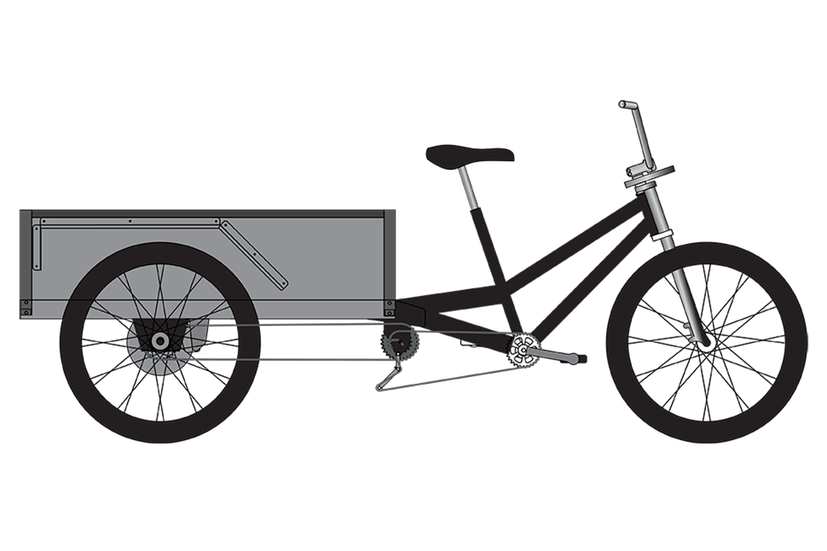 Flatbed Cargo Bike | VIP Custom Cycles